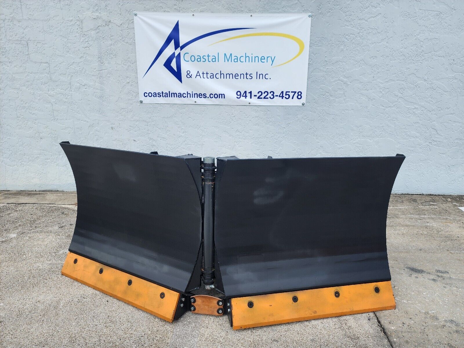Snow Plow Dozer Blade 84 inch for Skid Steer | Coastal Machinery ...